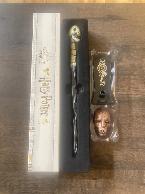 WIZARDING WORLD HARRY Potter Mystery Death Eater Skull Wand Costume ...