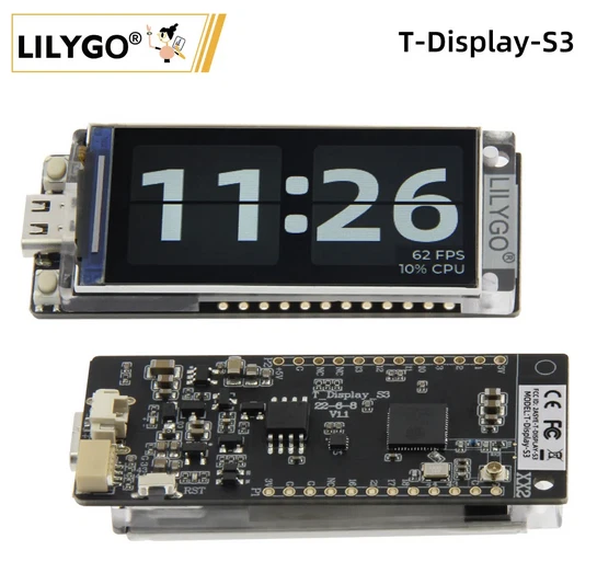 LILYGO T-DISPLAY-ESP32-S3 ESP32 LCD scheda di sviluppo display, nuovo ... LILYGO T-DISPLAY-ESP32-S3 ESP32 LCD scheda di sviluppo display, nuovo ...