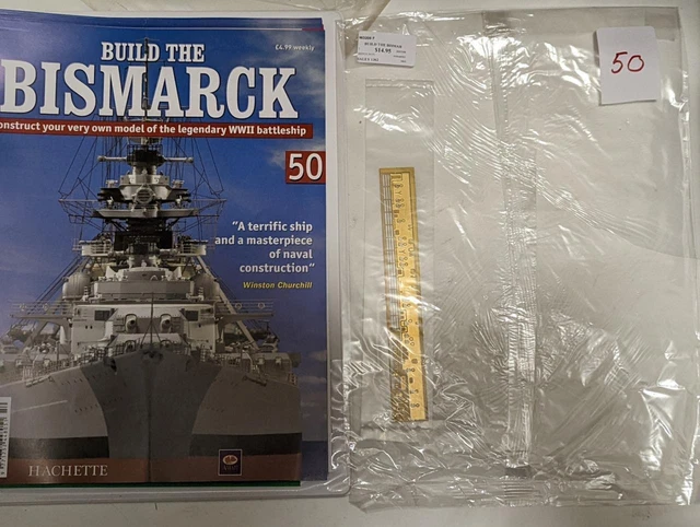 HACHETTE PARTWORKS- Build the Battleship Bismarck Part 50- $30.00 ...