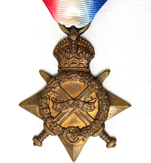 WW1 BRITISH ARMY military 1914/15 Star Medal - unresearched infantry ...