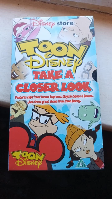 CLASSIC DISNEY STORE Toon TAKE A CLOSER LOOK VHS Video Tape RARE Tape £ ...