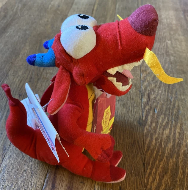 THE DISNEY STORE - Mushu (No Sound) Mulan - 8" Bean Bag Plush Toy £7.86 ...