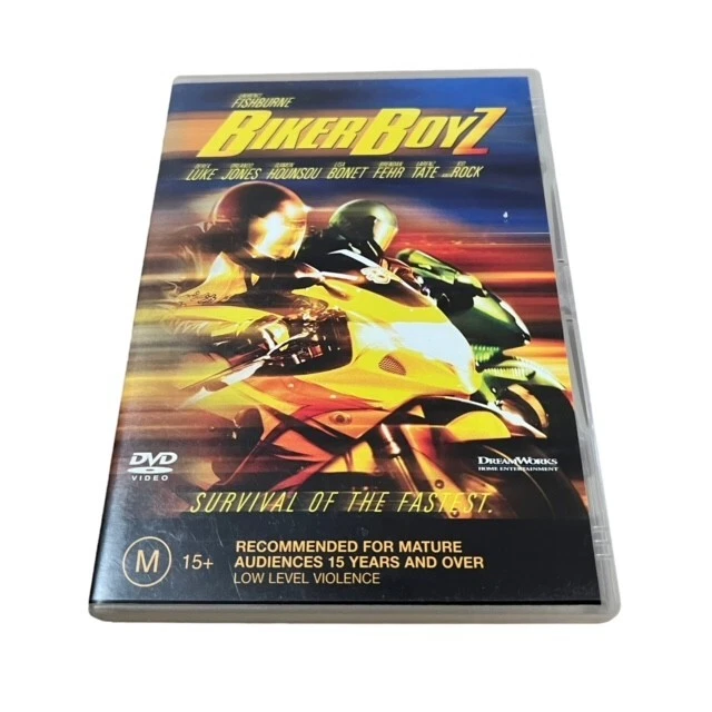 BIKER BOYZ DVD Laurence Fishburne Derek Luke Lisa Bonet Kid Rock Region ...