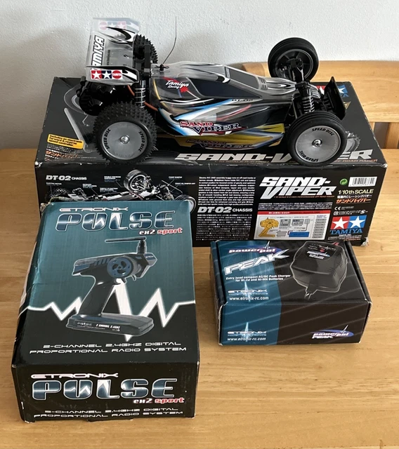 TAMIYA SAND VIPER DT-02 CHASSIS 1/10 2WD Off-Road RC Car Buggy 58374 £ ...