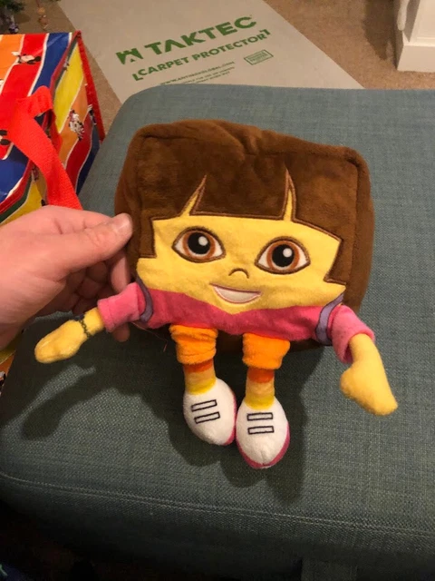 DORA THE EXPLORER Cube Plush Soft Toy by Nickelodeon 2018 6" square ...