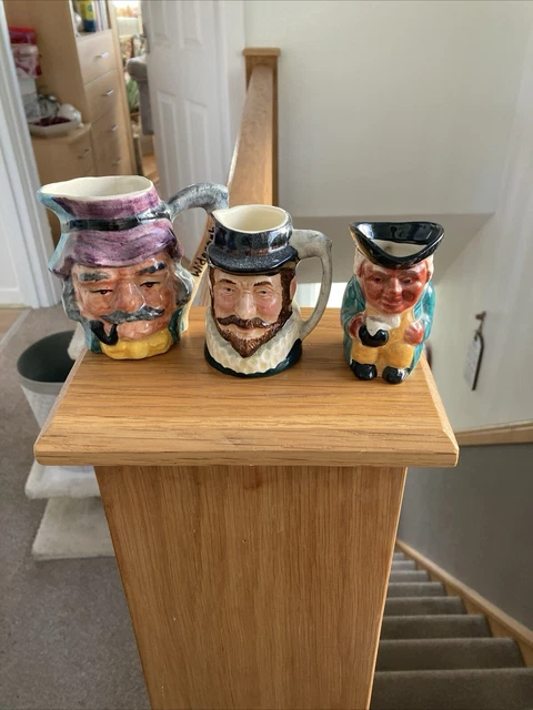 THREE LANCASTER SANDLAND Character Jugs £5.88 - PicClick UK