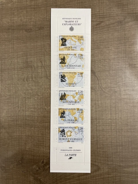 TIMBRES DE FRANCE CARNET NEUF N° 2523 " MARINS ET EXPLORATEURS" EUR 1,00 - PicClick FR