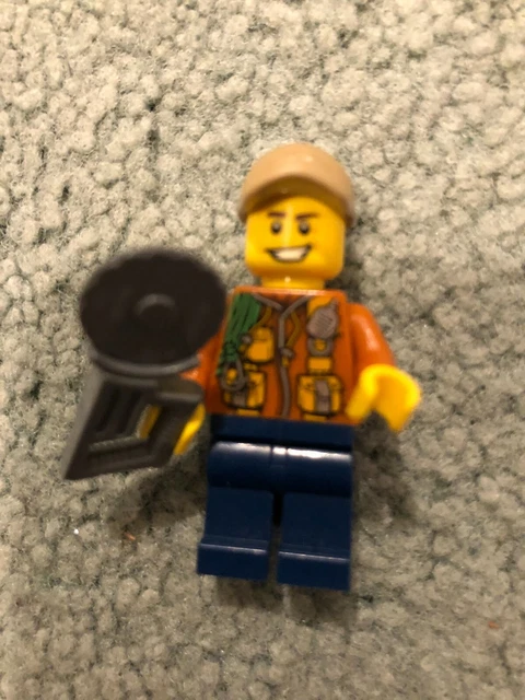 LEGO MINI FIGURE, Jungle Explorer Hol109 with Saw £3.74 - PicClick UK