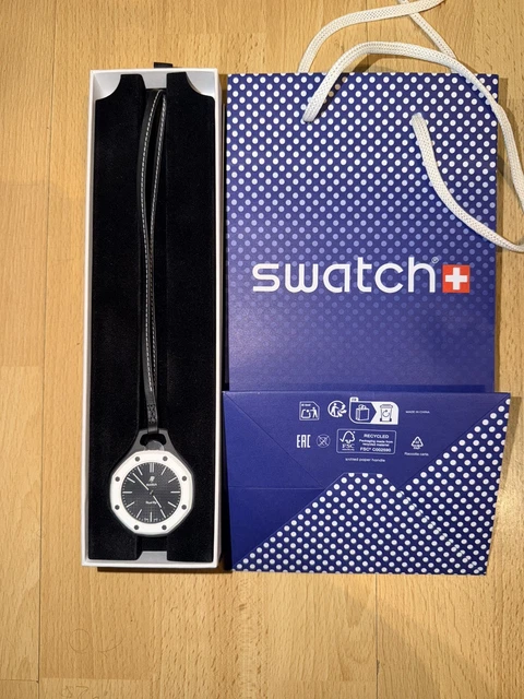 ROYAL POP - Audemars Piguet x Swatch ap Ocho Negro / Black White / Noir ...