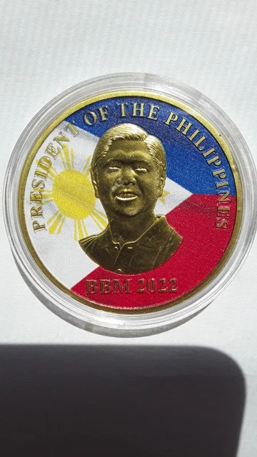 PHILIPPINES BBM 2022 Peace and Fist Marcos Collector Coin £32.75 ...