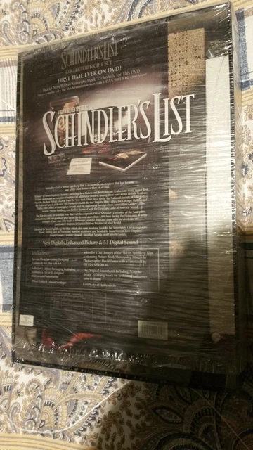 SCHINDLER'S LIST - Collector's Gift Set, Limited Edition, DVDBox Set ... SCHINDLER'S LIST - Collector's Gift Set, Limited Edition, DVDBox Set ...