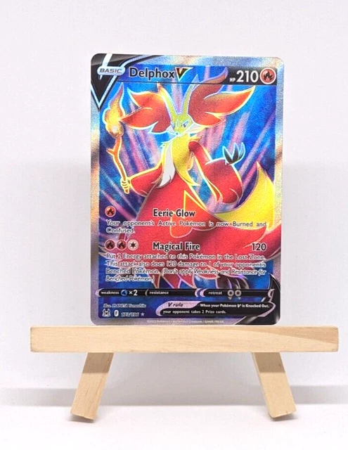 DELPHOX V SWORD & Shield - Lost Origin 173/196 Holo Ultra Rare NM ...