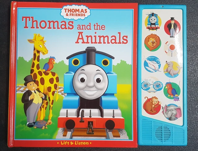 THOMAS THE TANK Engine book Thomas & the Animals Lift & Listen Board ...