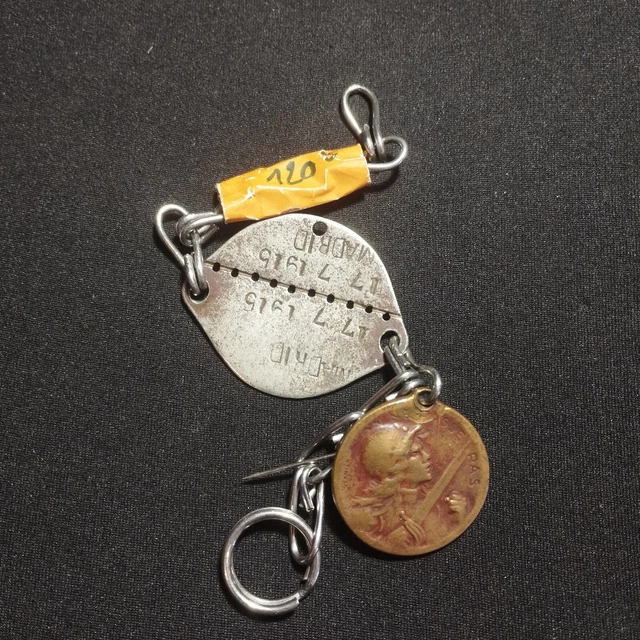 I22J*(REF3827) MÉDAILLE MILITAIRE de VERDUN + PLAQUE DE SOLDAT french ...