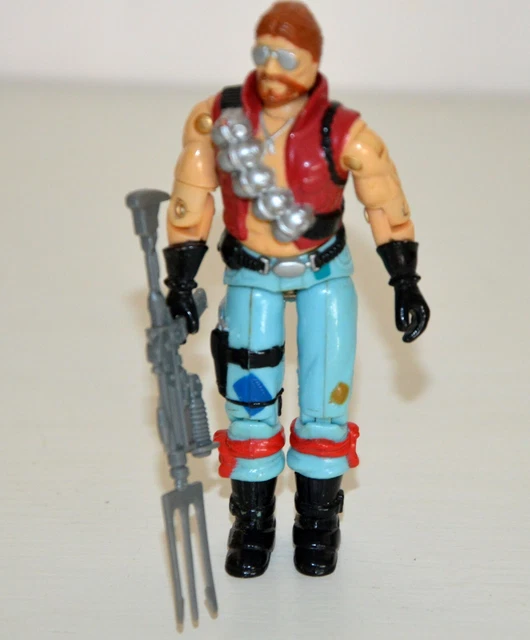 FIGURINE ACTION GI JOE COBRA DYNAMITE MONKEYWRENCH ARAH Vintage HASBRO ...
