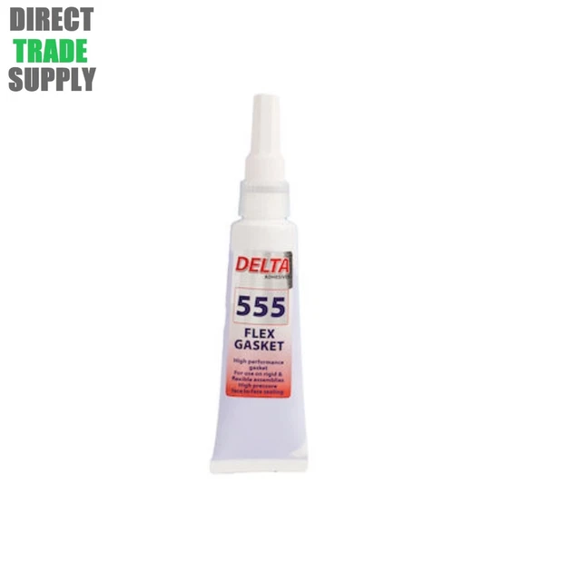 DELTA ADHESIVES 555 Flex Gasket Sealant 50ml D555 Loctite Equivalent ...