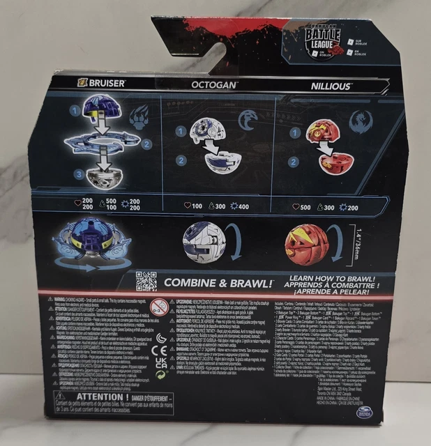BAKUGAN - SPECIAL Attack Bruiser w/Octogan & Nillious EUR 24,99 ...