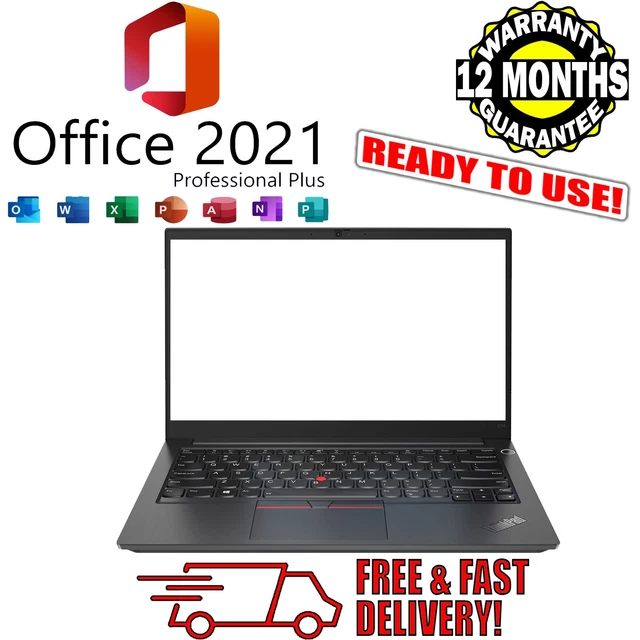 LENOVO THINKPAD E14 Gen 2 Win11 Office i3 16GB RAM 128GB SSD FAST 14 ...