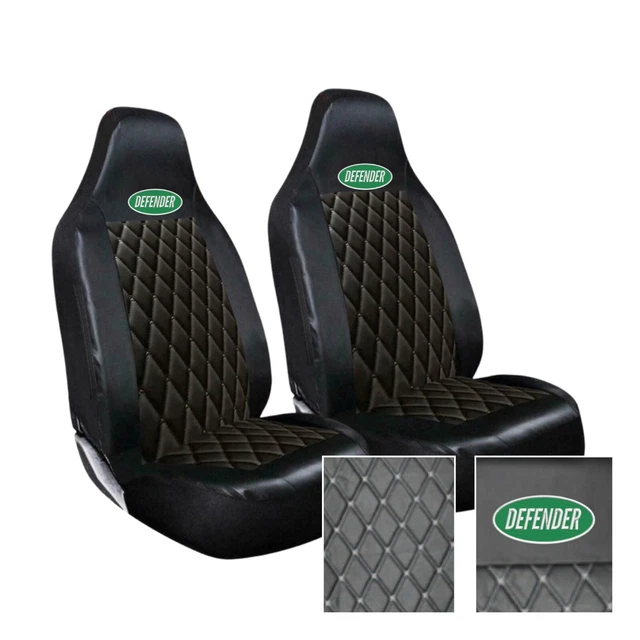 FOR LAND ROVER Defender 90 110 Heavy Duty Waterproof Black 2 x Front ...
