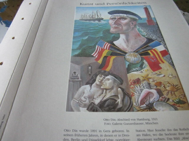 HAMBURG ARCHIV N 14001 Otto DIx Abschied von Hamburg 1921 EUR 6,25 - PicClick DE