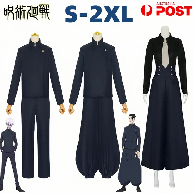 JUJUTSU KAISEN GOJO Satoru Cosplay Costume Amine Uniform Suit Full Set ...