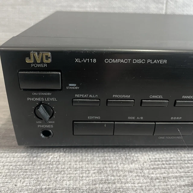 JVC XL-V118 SINGLE Disc CD Player Fully Tested Working No Remote 1995 ...
