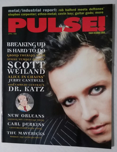 PULSE MAGAZINE (APR 1998) Scott Weiland, Jerry Cantrell, Carl Perkins ...