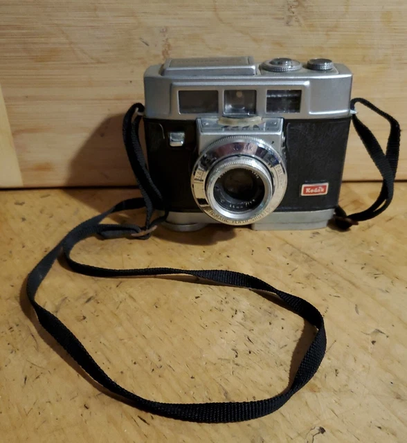 KODAK MOTORMATIC 35F Camera Ektanar Lens 44mm F/2.8 Vtg 60s W Strap ...