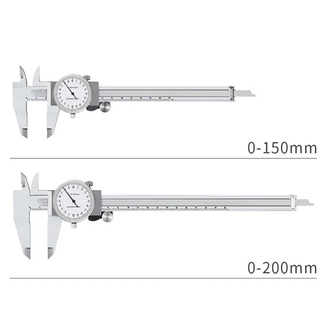 DIAL CALIPER GAUGE-MEASURING ToolWith Watch High-Precision Indicator 0 ...