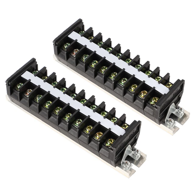(T2010)SCREW TERMINAL BLOCK Multipurpose Dustproof Cover Terminal Block ...
