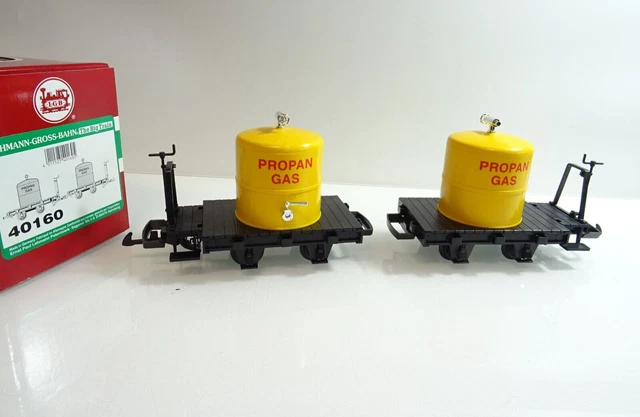 LGB SPUR G 40160 Feldbahn Tankwagen Propan Gas neuwertig in OVP TF187 ...