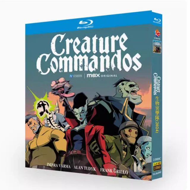 CREATURE COMMANDOS SEASON 1 (2024)BD Movie TV Film 2-Disc All Region ...