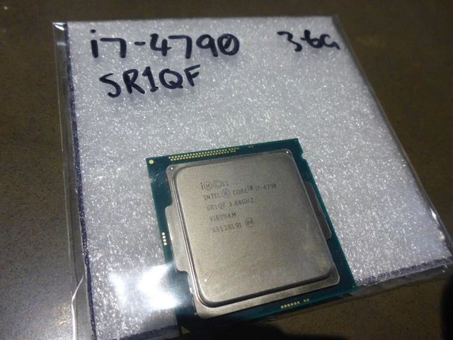 INTEL CORE I7-4790 3.6Ghz SR1QF DESKTOP PC COMPUTER CPU, SOCKET LGA1150 ...