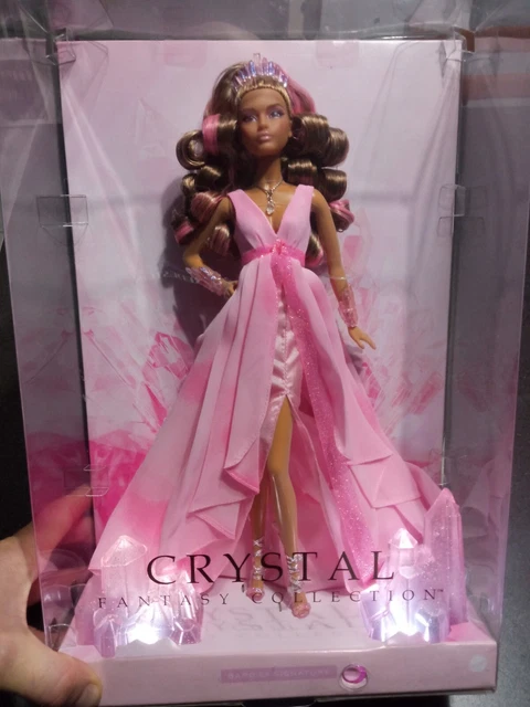 BARBIE SIGNATURE CRYSTAL fantasy collection pink poupée Mattel HCB95 ...