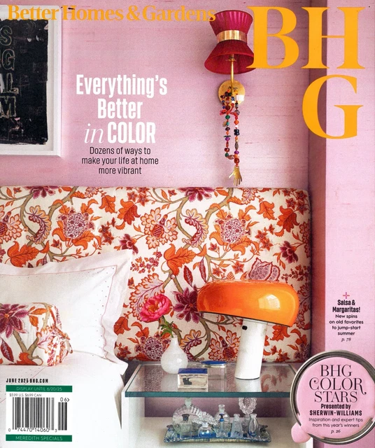 BETTER HOMES & Gardens Magazine - June 2025 - Everything's Better In ...