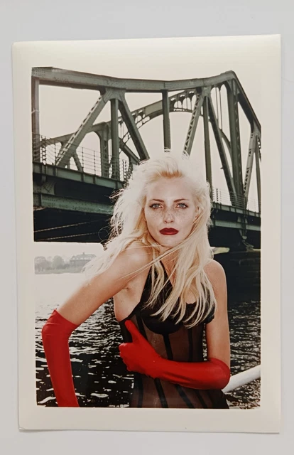 NADJA AUERMANN GIANNI Versace Helmut Newton Original Foto Monte Carlo ...