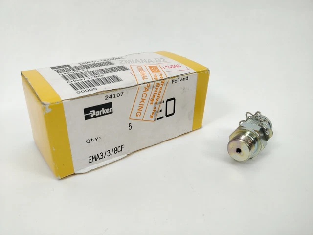 PARKER EMA3/3/8CF TEST Point Avec Fileté Connexion 6 Scp EUR 165,62 ...