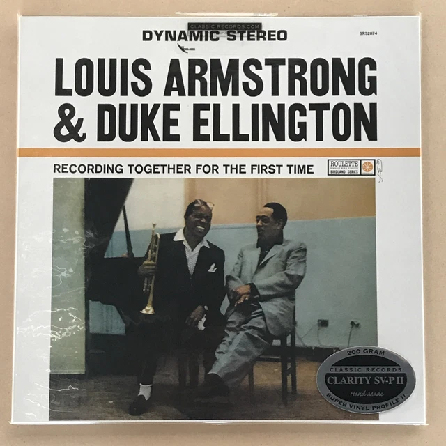 LOUIS ARMSTRONG TOGETHER For The First Time Classic Records 200GM VINYL ...