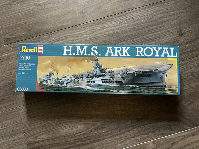 REVELL 05038 H.M.S Ark Royal 1:720 Scale Ship Model Kit Brand New £9.03 ...