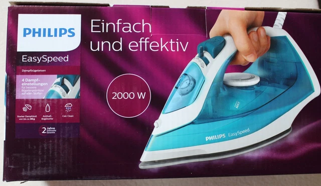 BÜGELEISEN PHILIPS Easy Speed Easy and effective 2000 Watt Neu EUR 15 ...
