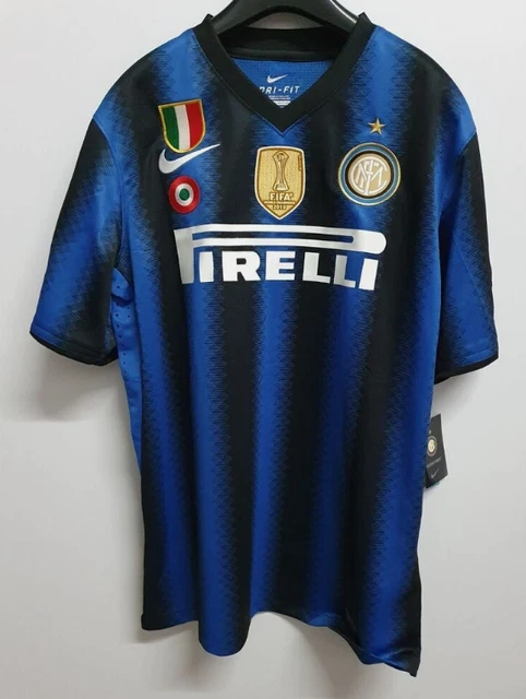 MAGLIETTA INTER 2010 2011 maglia triplete champions da collezione ...