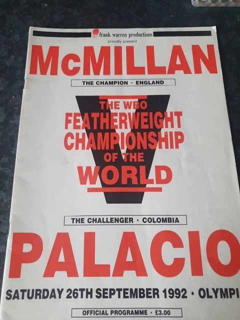 COLLECTION OF BOXING Programmes £16.32 - PicClick UK