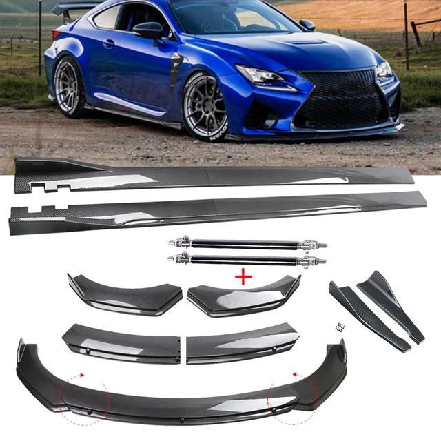 CARBON FIBER FRONT Bumper Lip Rear Splitter Spoiler For Lexus RC350 RC ...