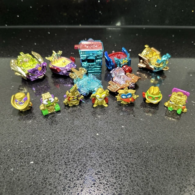 SUPER RARE SUPERZINGS / Superthings gold bundle of figures and rare ...