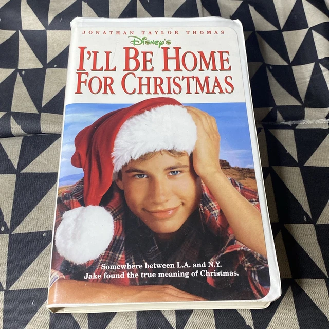 DISNEY I'LL BE Home For Christmas VHS Video Holiday Movie Jonathan ...