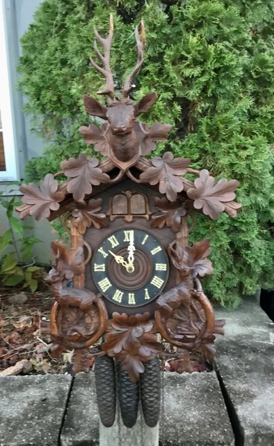 OROLOGIO TEDESCO FORESTA Nera cuculo/quaglia EUR 591,20 - PicClick IT