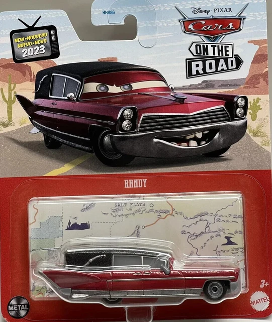 DISNEY PIXAR CARS On The Road 2023 Randy Hearse Cadillac Diecast Toy ...