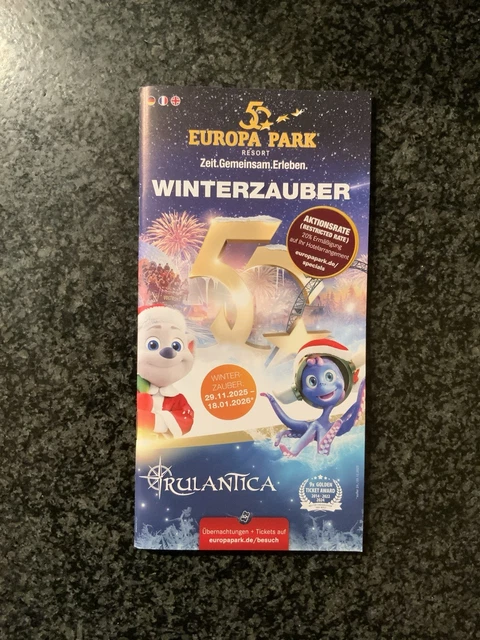 PROSPEKTE WINTERZAUBER EUROPA-PARK Rust 2025/26 EUR 1,50 - PicClick DE
