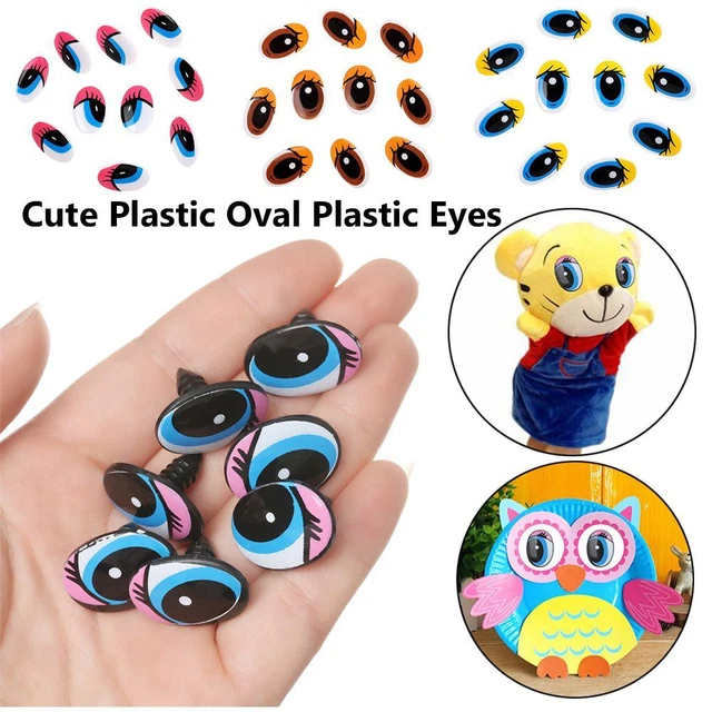 CUT CARTOON EYES Plush Panda Eye DIY Dolls Materials 3D Dolls ...