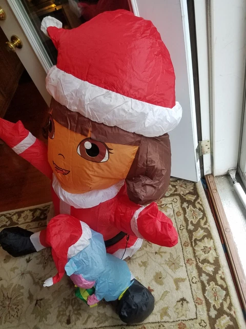 NICKELODEON DORA THE Explorer Lighted 4 Ft Airblown Inflatable With ...